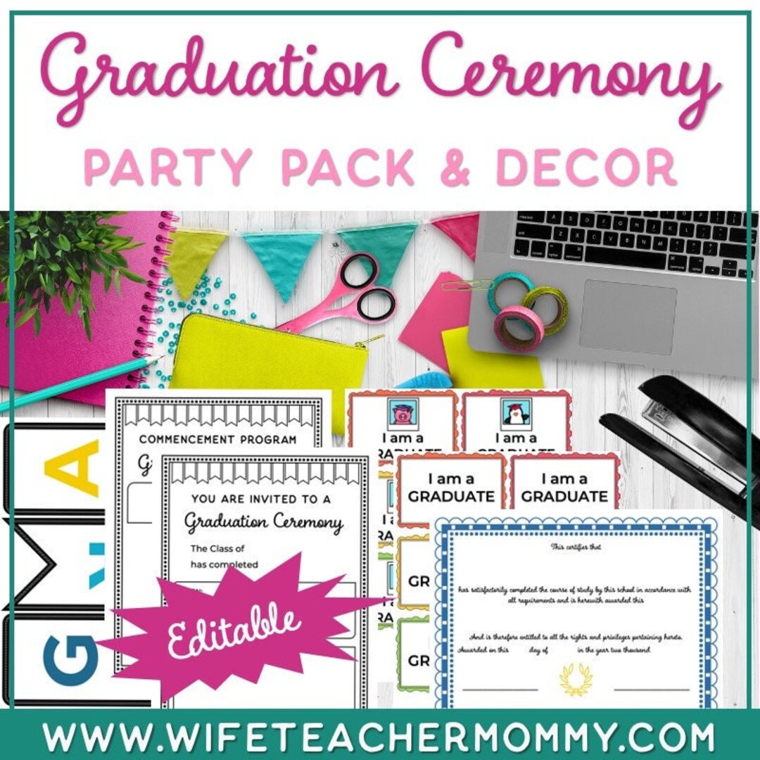 Graduation Party Pack - Etsy