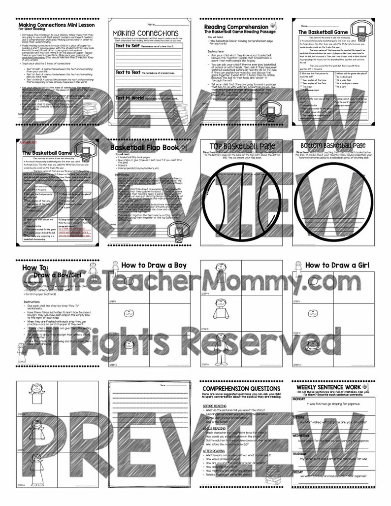 3rd Grade at Home Learning Activities Week #1 - Etsy