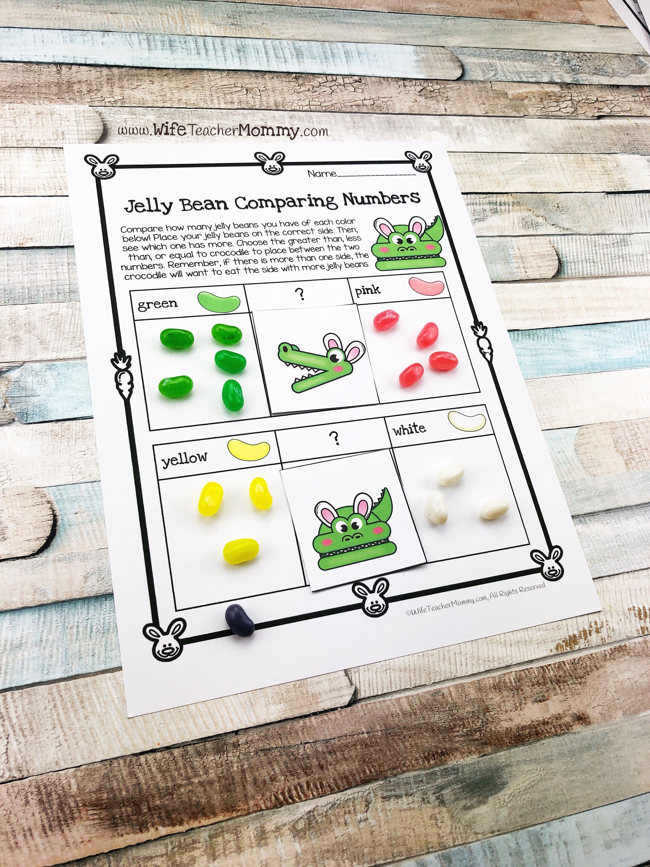 Easter Jelly Bean Math & More for Pre-k and Kindergarten - Etsy