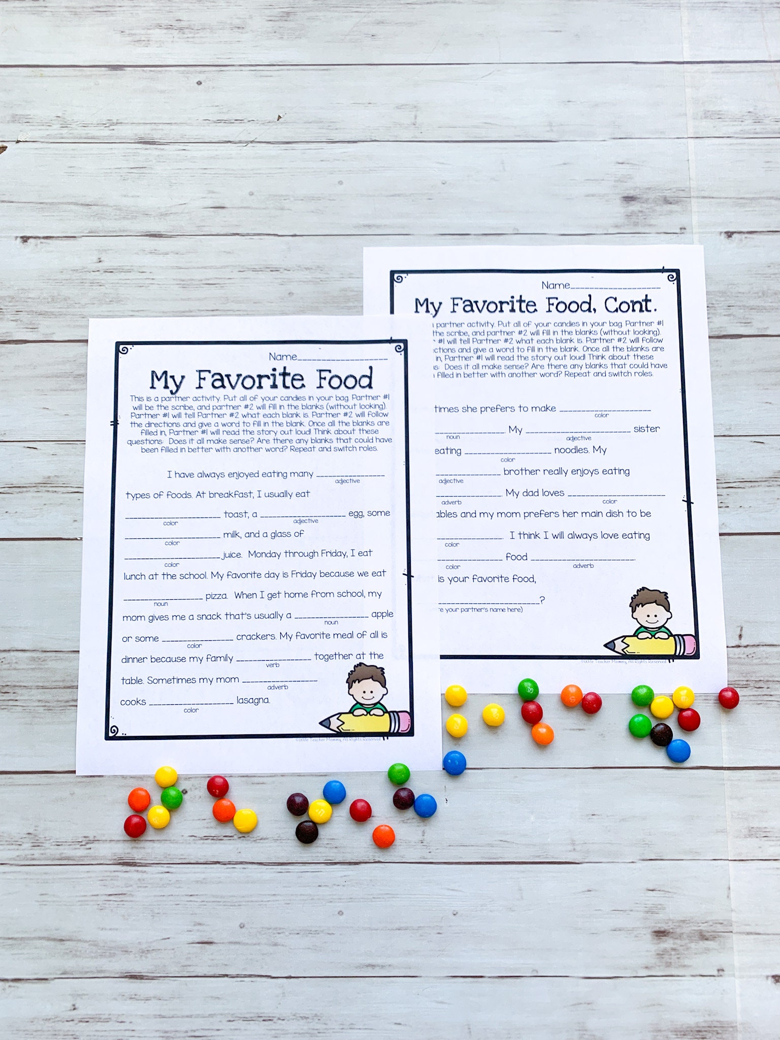 Colorful Candy Math & More Activities for 3rd 4th and 5th - Etsy