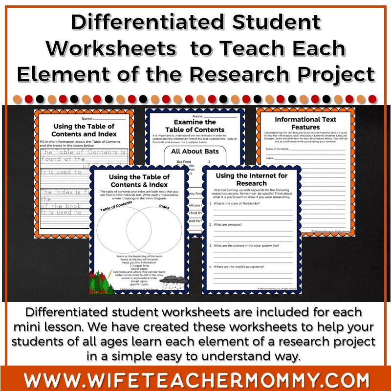 Lower and Upper Grades Extreme Weather and Natural Disasters Research ...