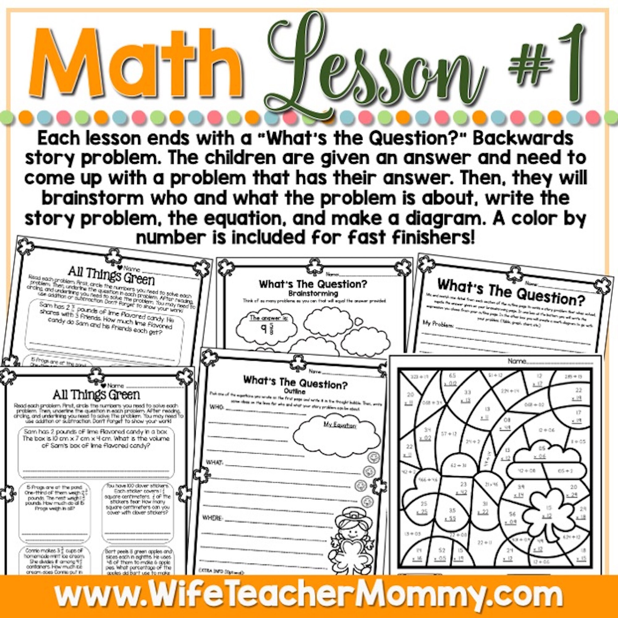 March Homeschool Lessons for 5th and 6th Grades Math - Etsy