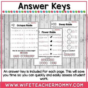 36 Weeks of Math Riddles for 1st Grade - Etsy