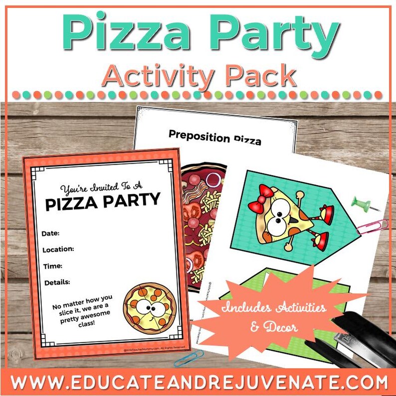 Pizza Party Pack - Etsy