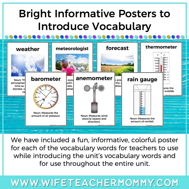 Upper Grades Weather Reporter Unit print Version - Etsy