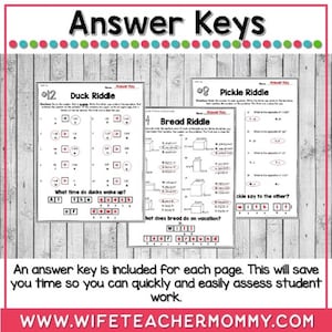 36 Weeks of Math Riddles for 6th Grade - Etsy