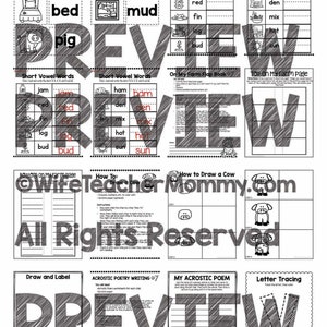 Pre-k at Home Learning Activities Week #7 - Etsy