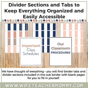 Editable Boho Rainbow Substitute Binder (print Version) - Etsy