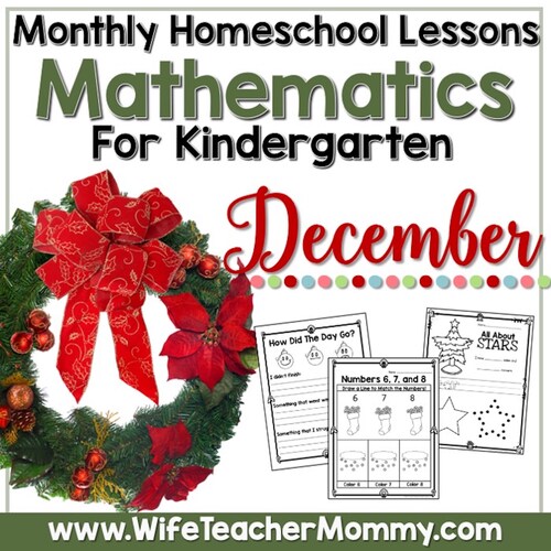 January Homeschool Lessons Kindergarten Math & Language Arts - Etsy