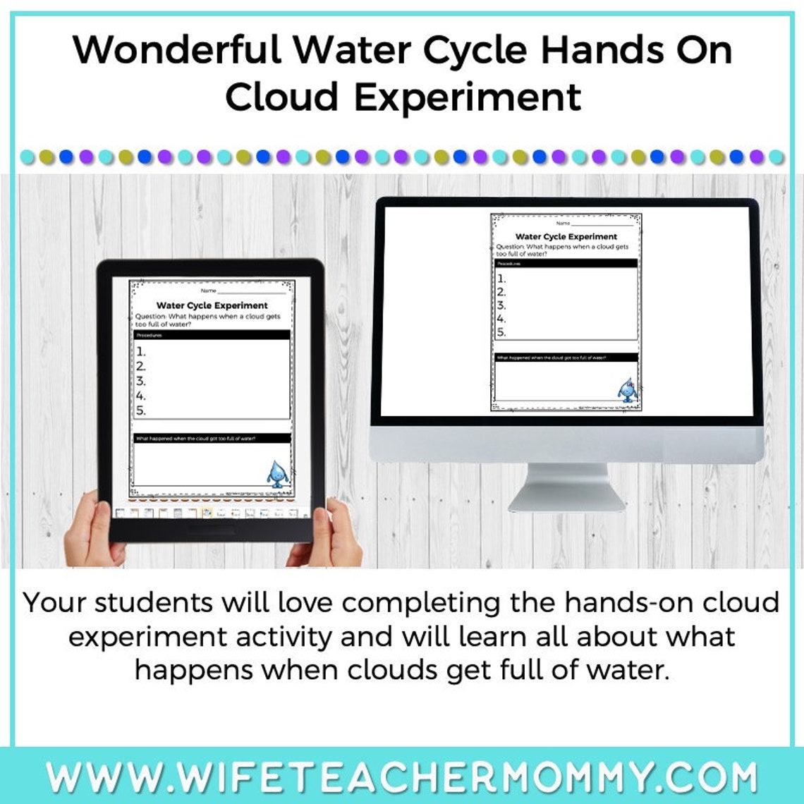 Lower and Upper Grades Water Cycle Thematic Unit digital - Etsy