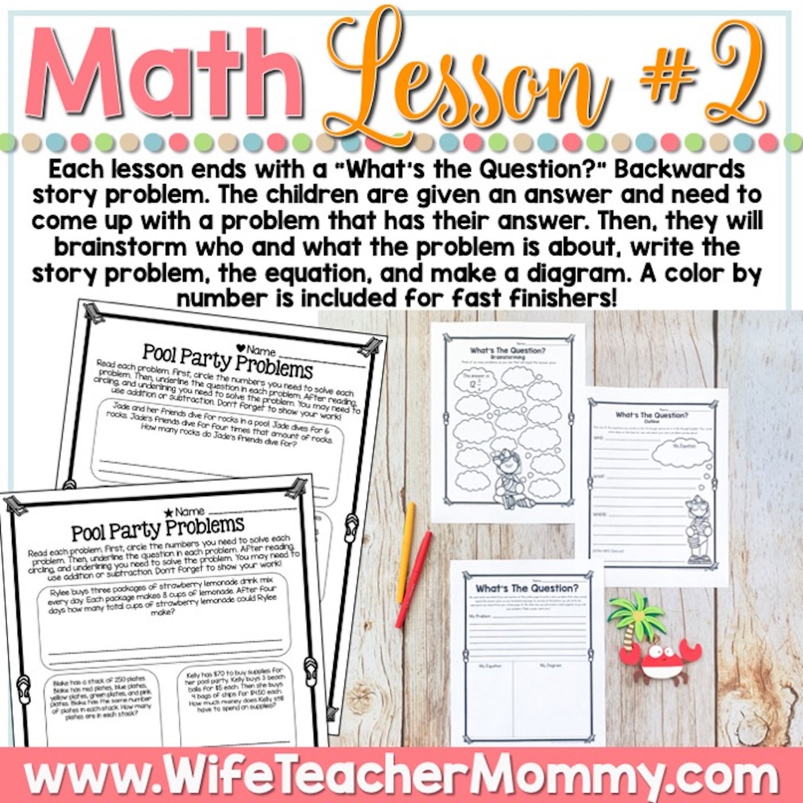 Summer Homeschool Lessons for 3rd and 4th Grades Math - Etsy