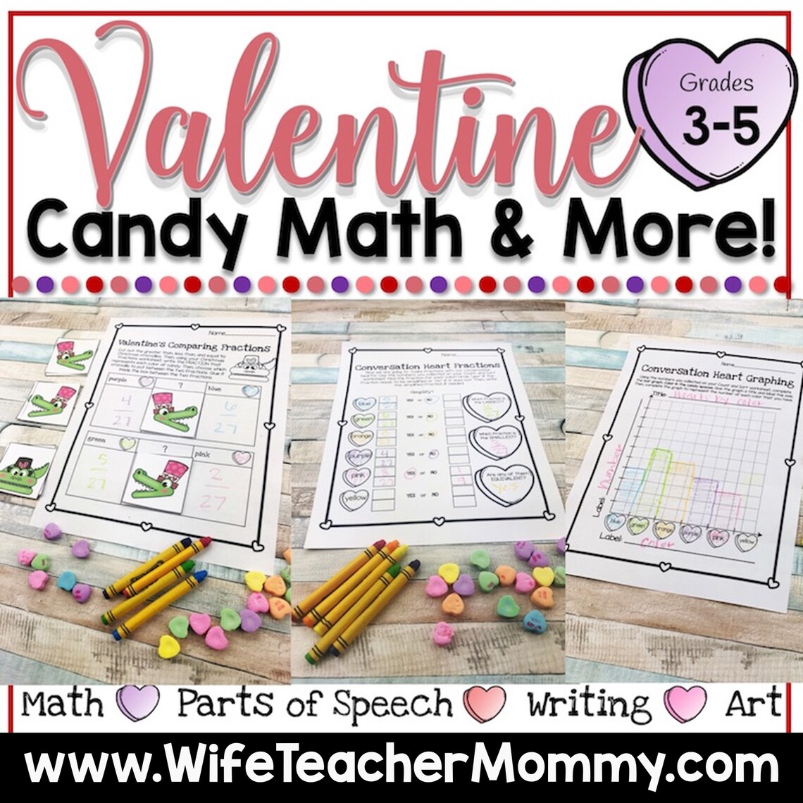 Sweets N' Treats Candy Math & More Activities for 3rd - Etsy