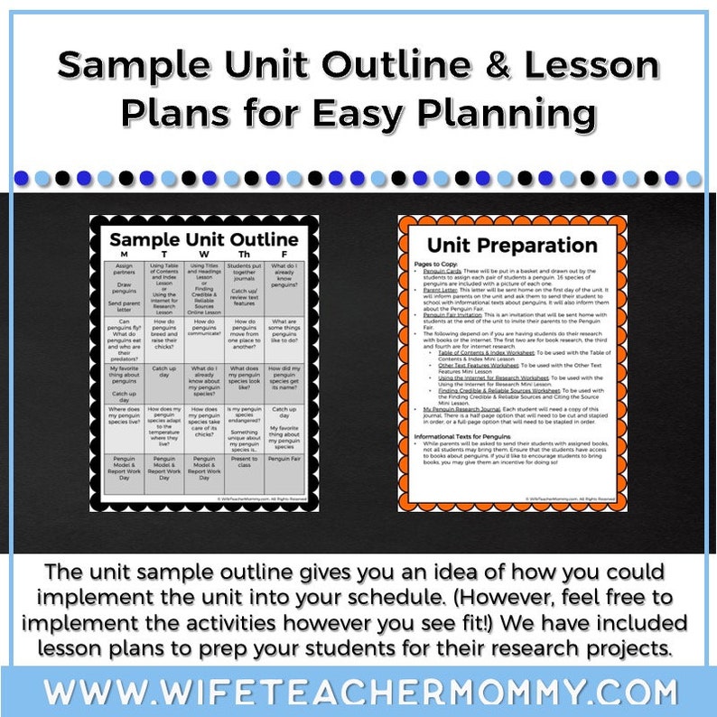 Lower and Upper Grades Penguins Research Unit (print Version) - Etsy