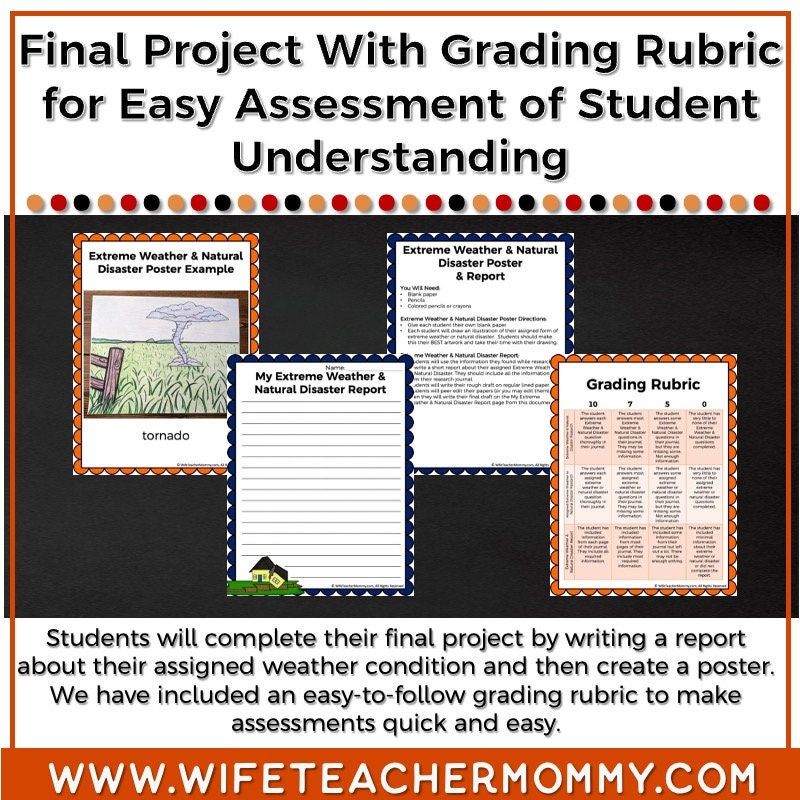 Lower and Upper Grades Extreme Weather and Natural Disasters Research ...