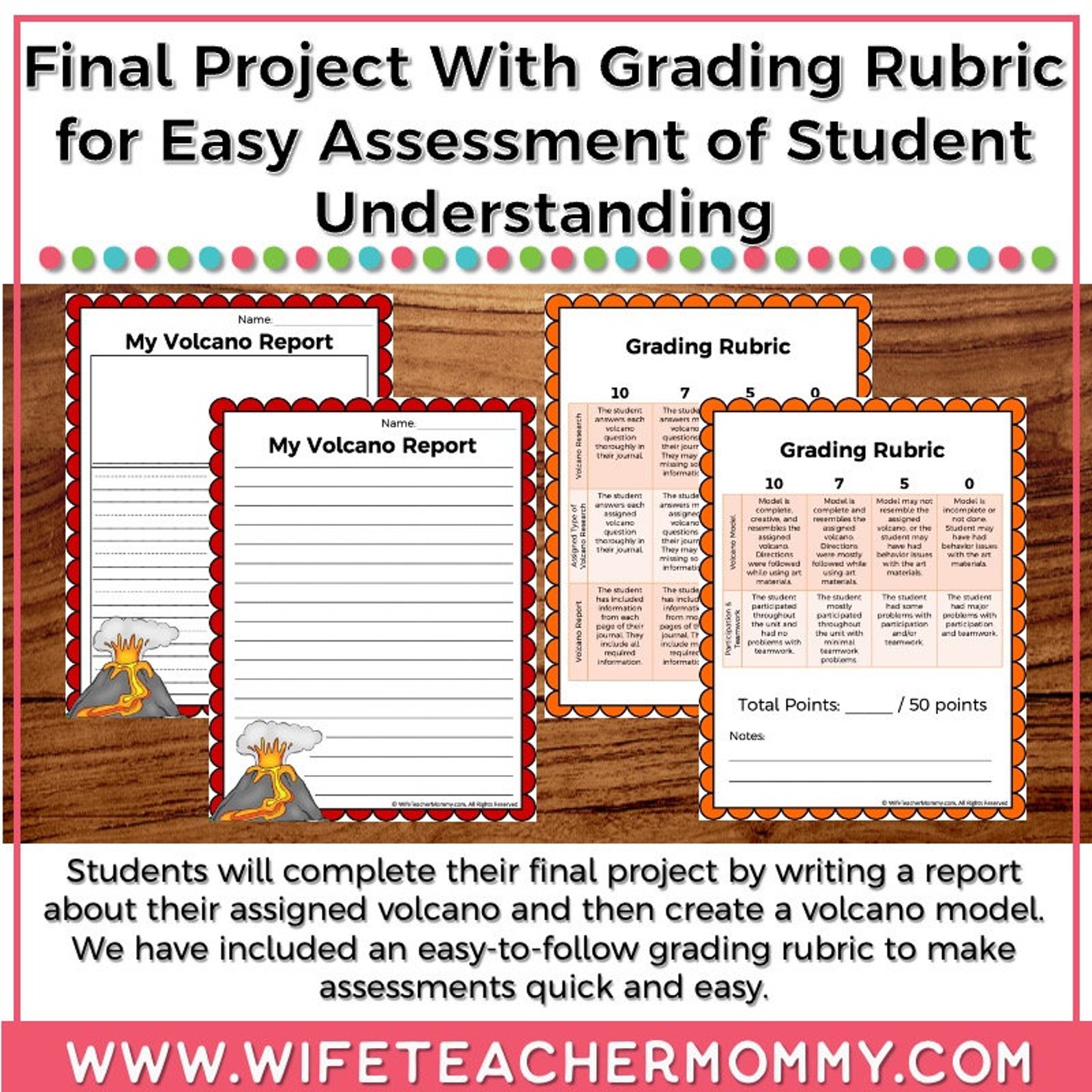 Lower and Upper Grades Volcano Research Unit print Version - Etsy