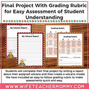 Lower and Upper Grades Volcano Research Unit (print Version) - Etsy