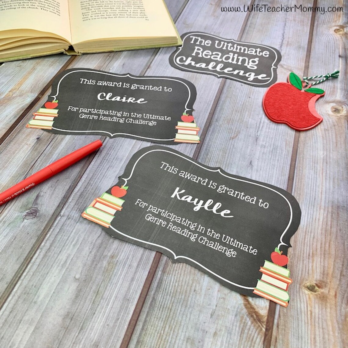 The Ultimate Reading Challenge Editable for Kids Printable - Etsy