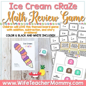 Summer Homeschool Lessons for 1st and 2nd Grades Math - Etsy