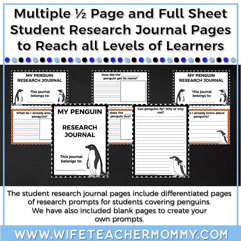 Lower and Upper Grades Penguins Research Unit (print Version) - Etsy