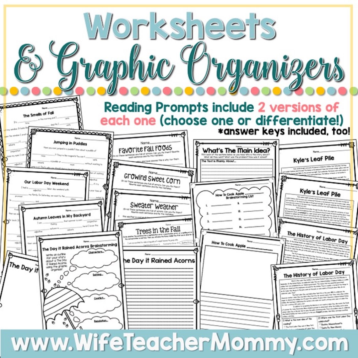 September Homeschool Lessons for 5th and 6th Grade Math & | Etsy