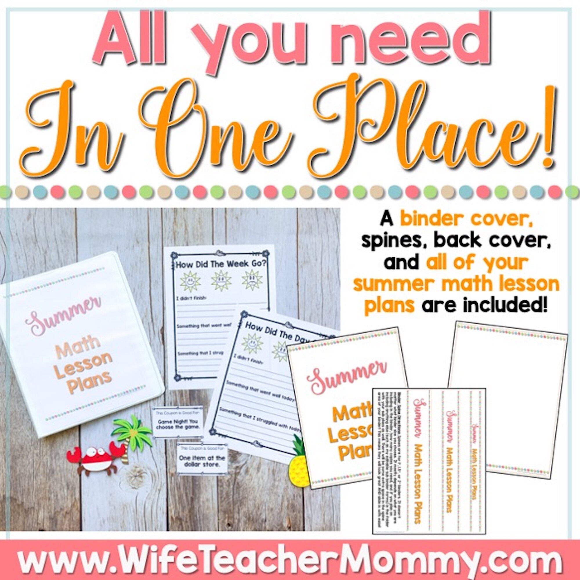 Summer Homeschool Lessons for 3rd and 4th Grades Math - Etsy