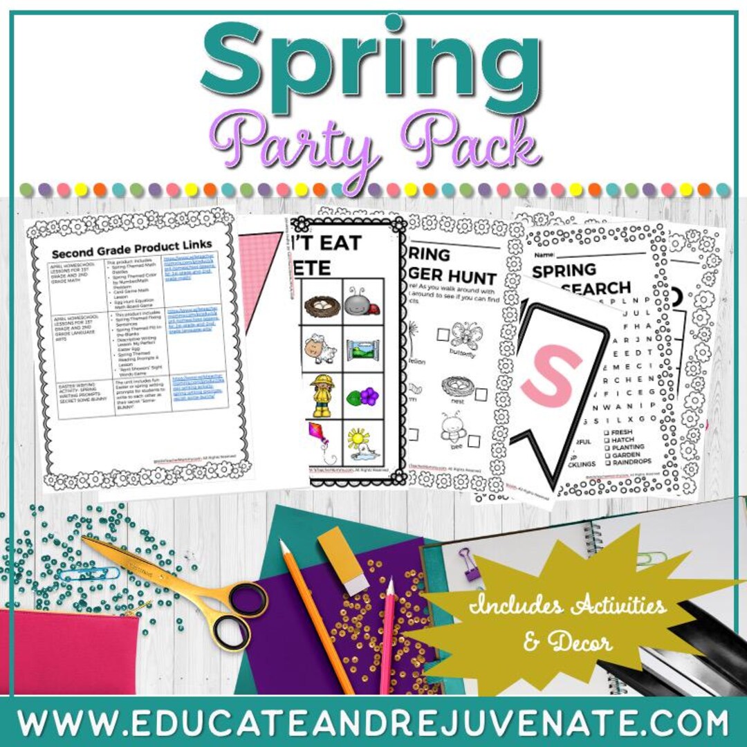 Spring Party Pack - Etsy