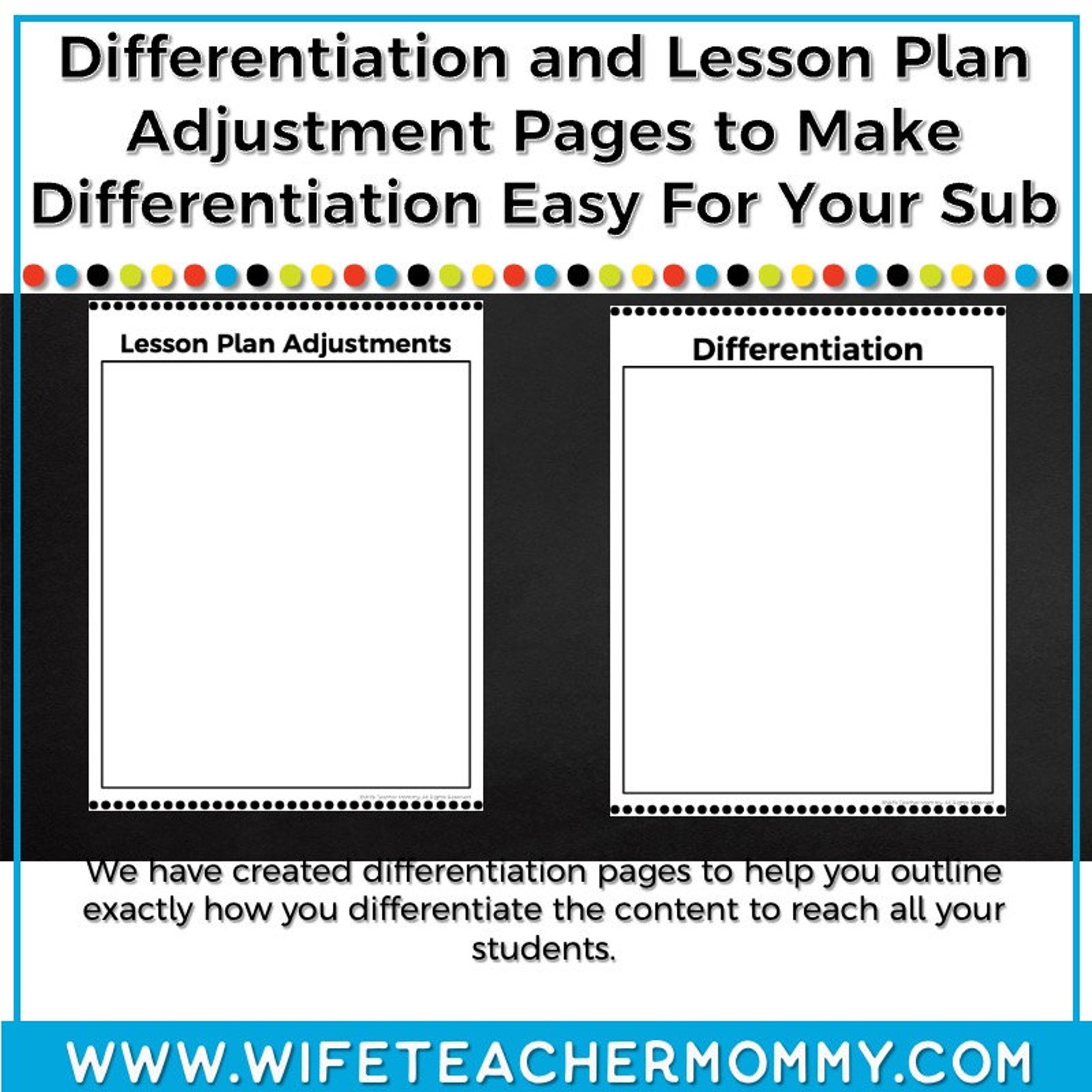 Editable Amusement Park Substitute Binder print Version - Etsy