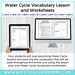 Lower and Upper Grades Water Cycle Thematic Unit digital Version - Etsy