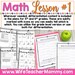 August Homeschool Lessons for 5th and 6th Grades Math - Etsy