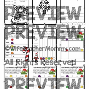 Christmas Gumdrop Math Activities & More for Pre-k and Kindergarten - Etsy