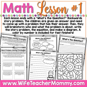 August Homeschool Lessons for 5th and 6th Grades Math - Etsy