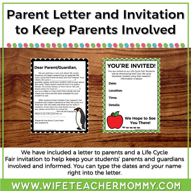 Lower and Upper Grades Life Cycle Research Unit print - Etsy