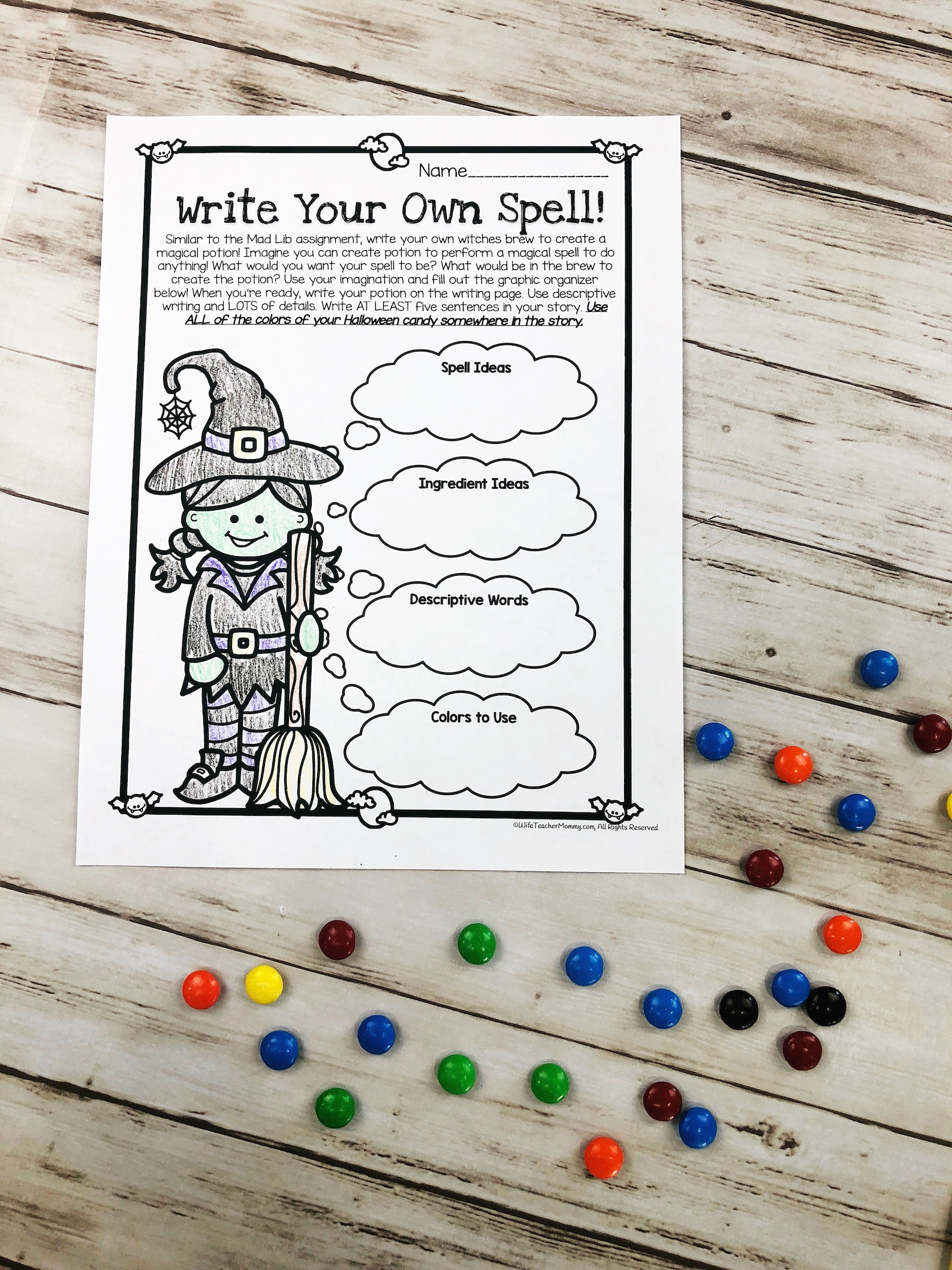 Halloween Candy Math Activities & More for 3rd, 4th, and 5th Grade - Etsy