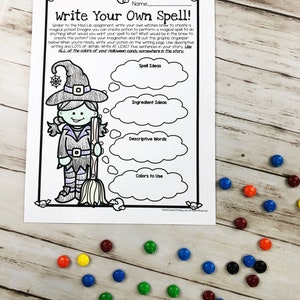 Halloween Candy Math Activities & More for 3rd, 4th, and 5th Grade - Etsy