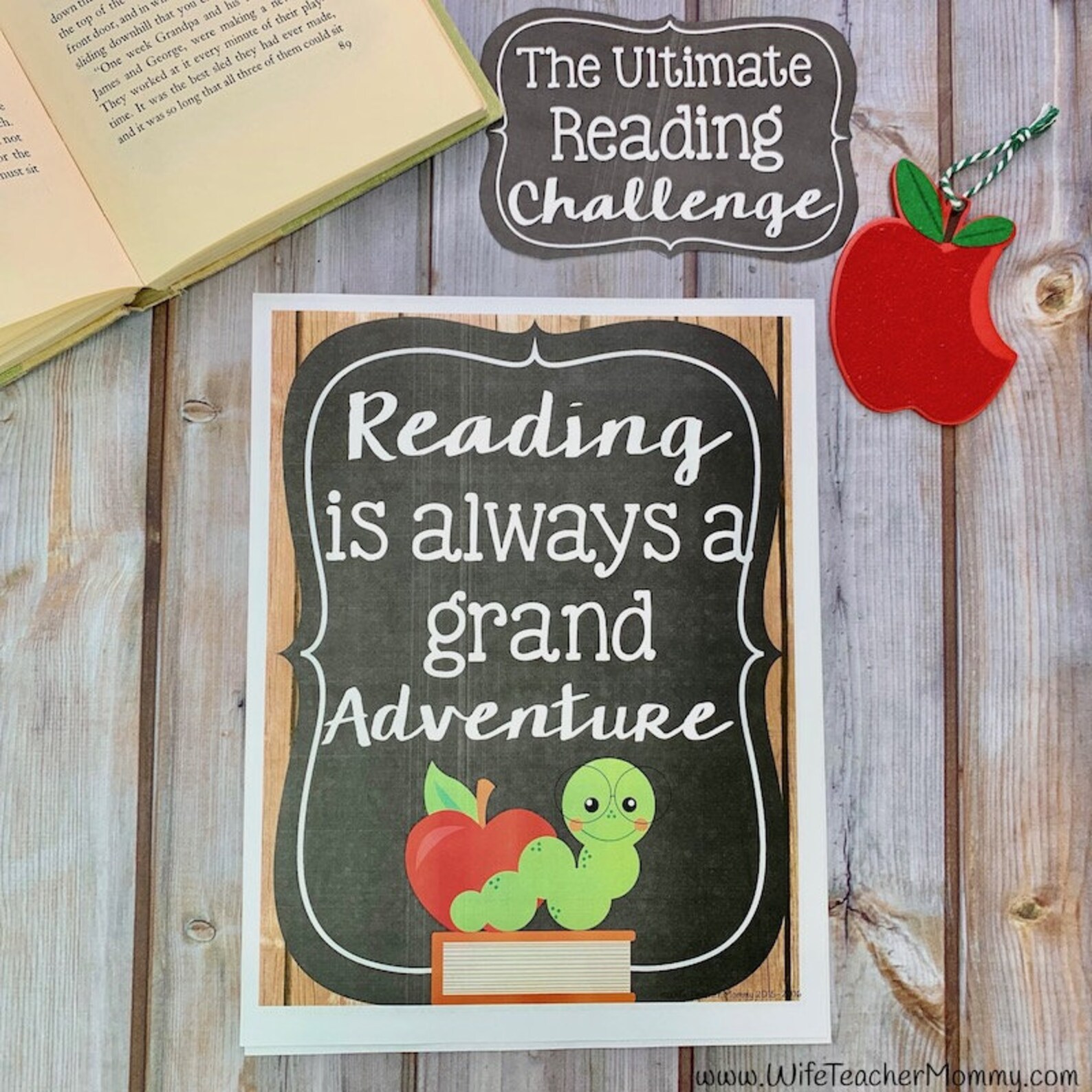 The Ultimate Reading Challenge Editable for Kids Printable - Etsy