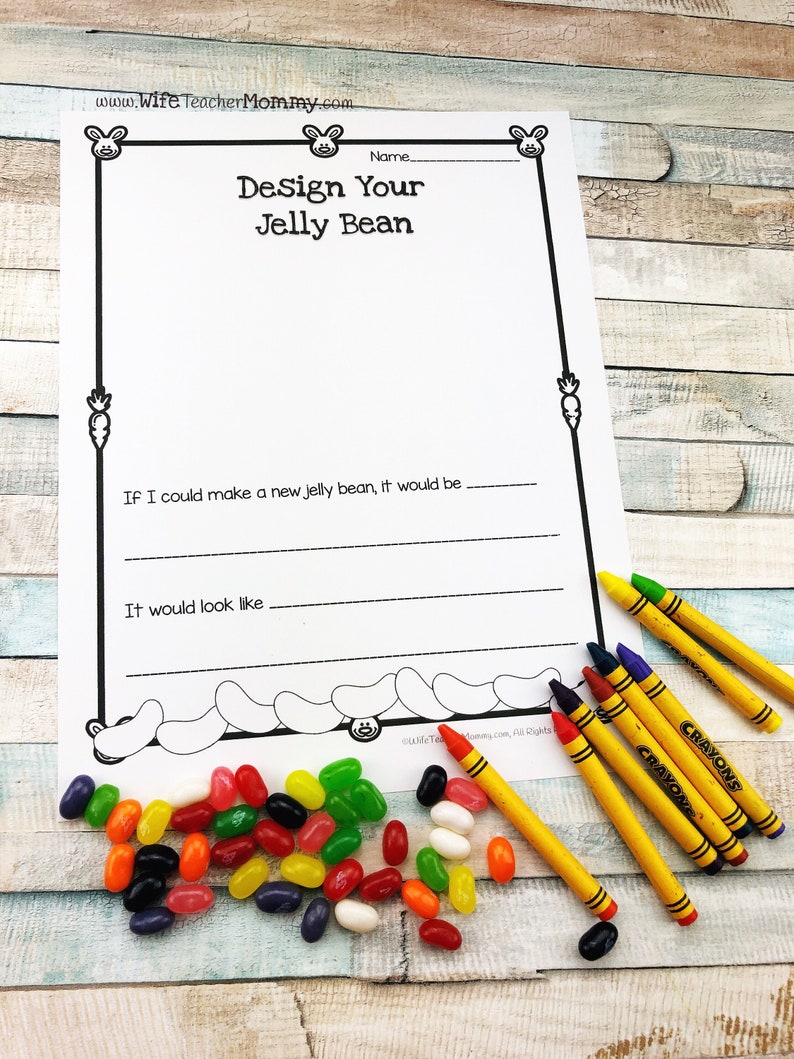 Easter Jelly Bean Math & More for 3rd, 4th, and 5th Grade - Etsy