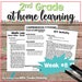 2nd Grade at Home Learning Activities Bundle - Etsy