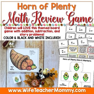 November Homeschool Lessons for 5th and 6th Grade Math & Language Arts ...