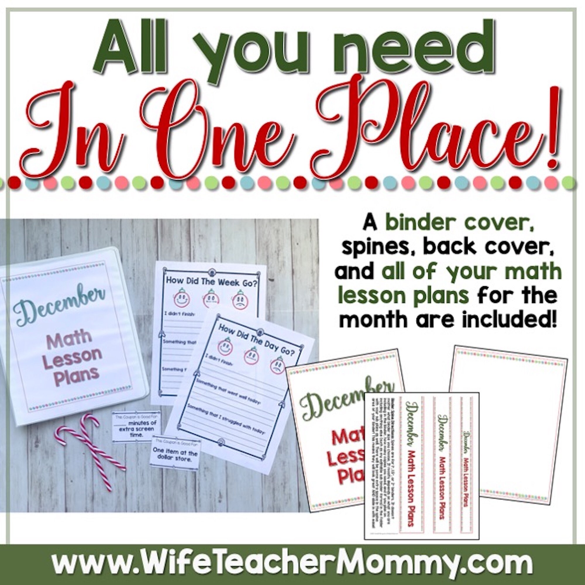 December Homeschool Lessons for 3rd and 4th Grades Math - Etsy