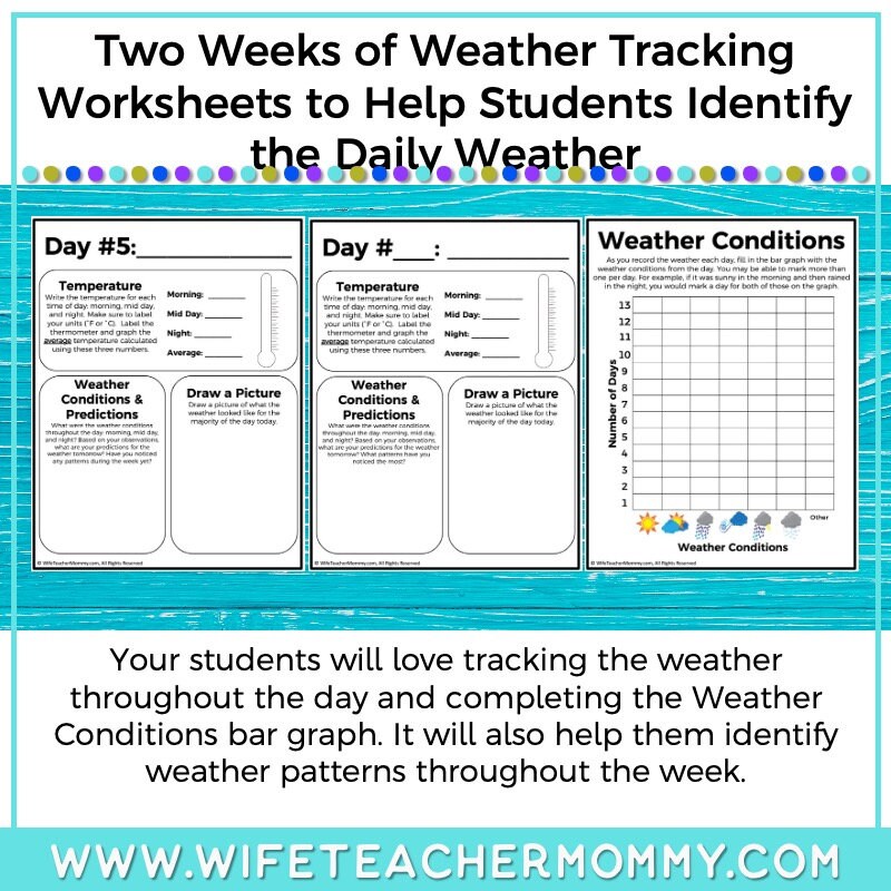Upper Grades Weather and Water Cycle Thematic Unit Bundle (print and ...