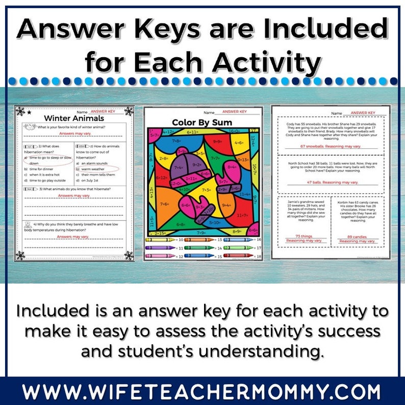 Snow Day Packets for Lower Grades Part 2 (print Version) - Etsy