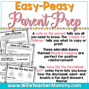 April Homeschool Lessons for 3rd and 4th Grades Language Arts - Etsy