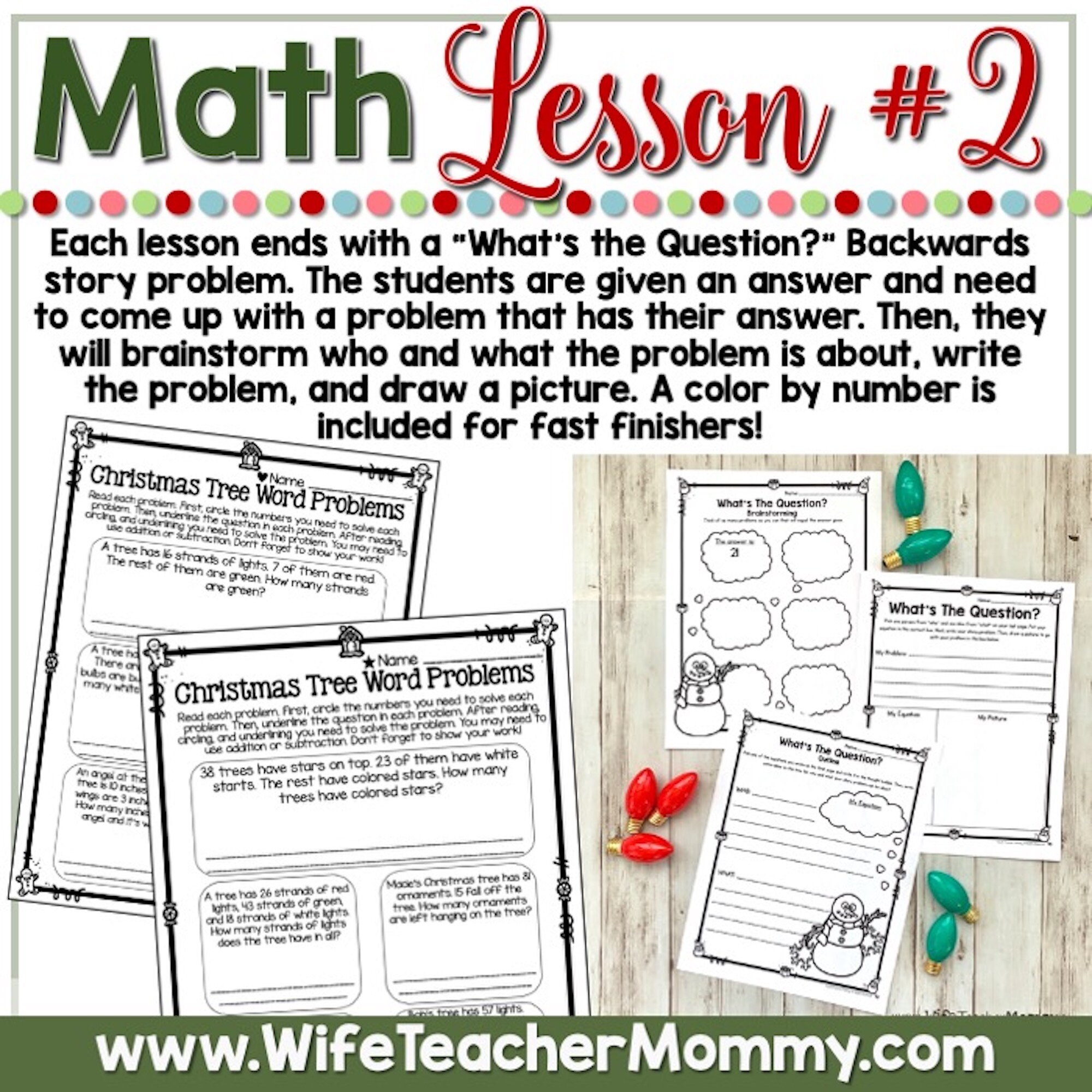 December Homeschool Lessons for 1st and 2nd Grade Math & Language Arts ...