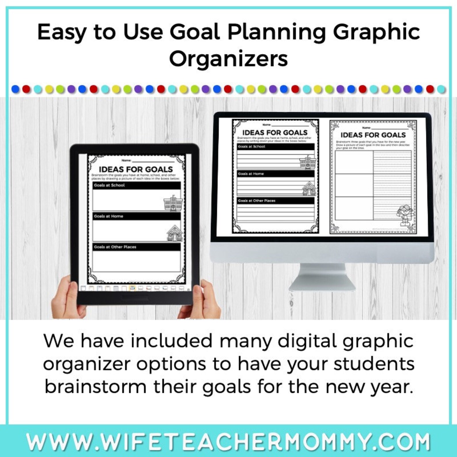 Lower and Upper Grade Happy New Year Goal Setting Essentials (print ...