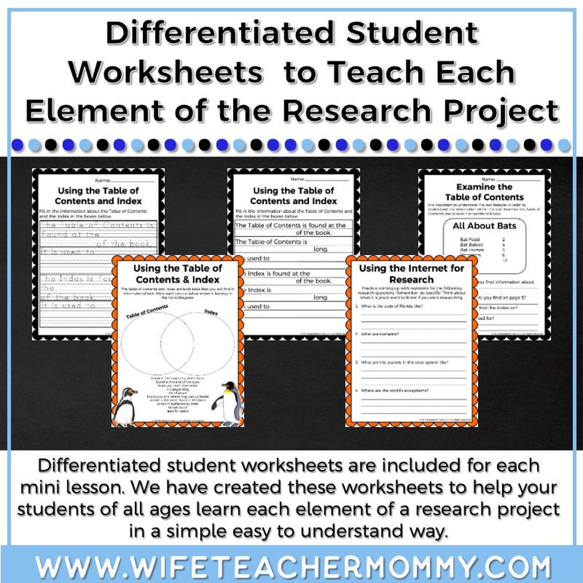 Lower and Upper Grades Penguins Research Unit (print Version) - Etsy