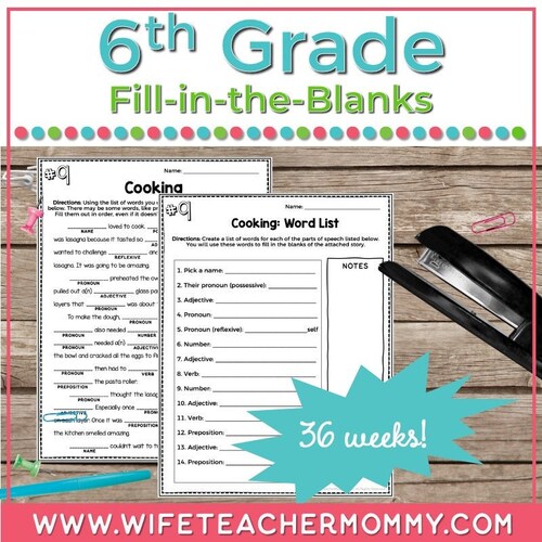 36 Weeks of Math Riddles for 6th Grade - Etsy