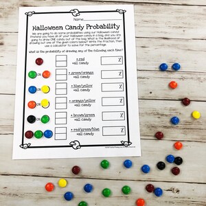 Halloween Candy Math Activities & More for 3rd, 4th, and 5th Grade - Etsy