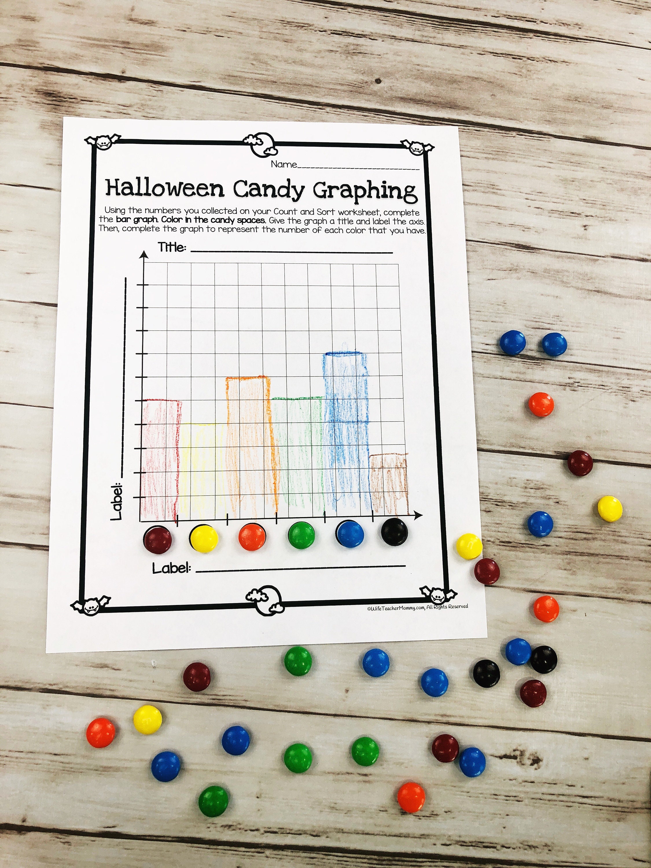 Halloween Candy Math Activities & More for 3rd, 4th, and 5th Grade - Etsy