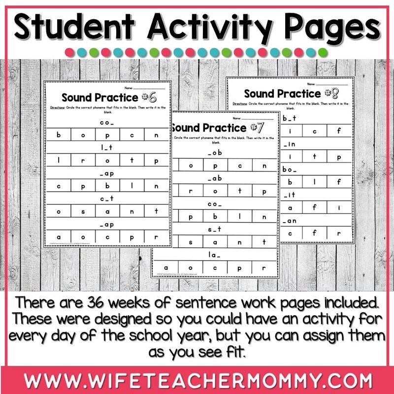 36 Weeks of Phonemic Awareness for Kindergarten - Etsy