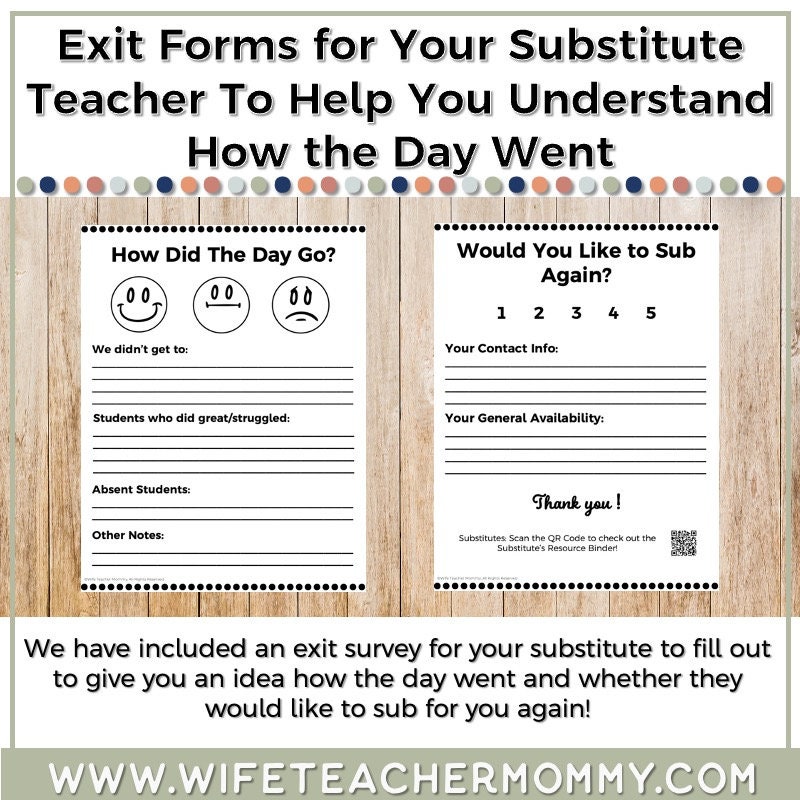 Editable Boho Rainbow Substitute Binder print Version - Etsy